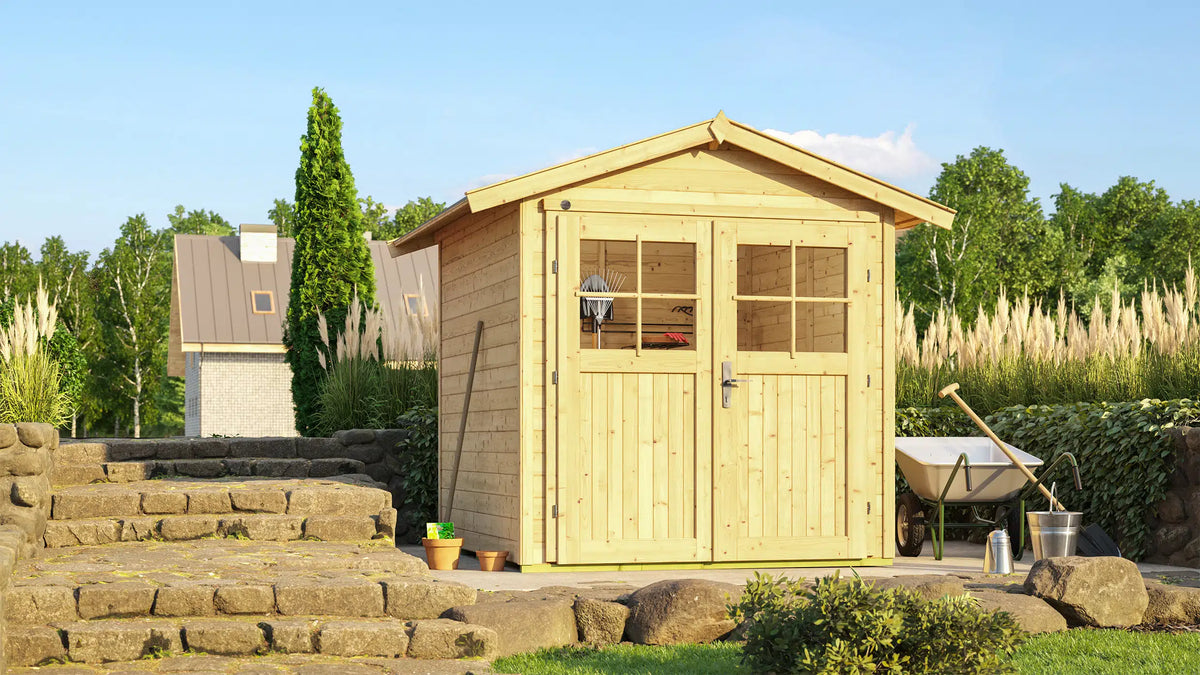 Weka Gartenhaus 224 mit Doppeltür online kaufen » deepkom.de